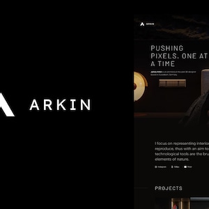 ARKIN — Framer Portfolio Template - Etsy