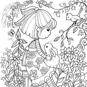 Coloring Book Pages -instant Digital Download - Colored Pencils Gel ...