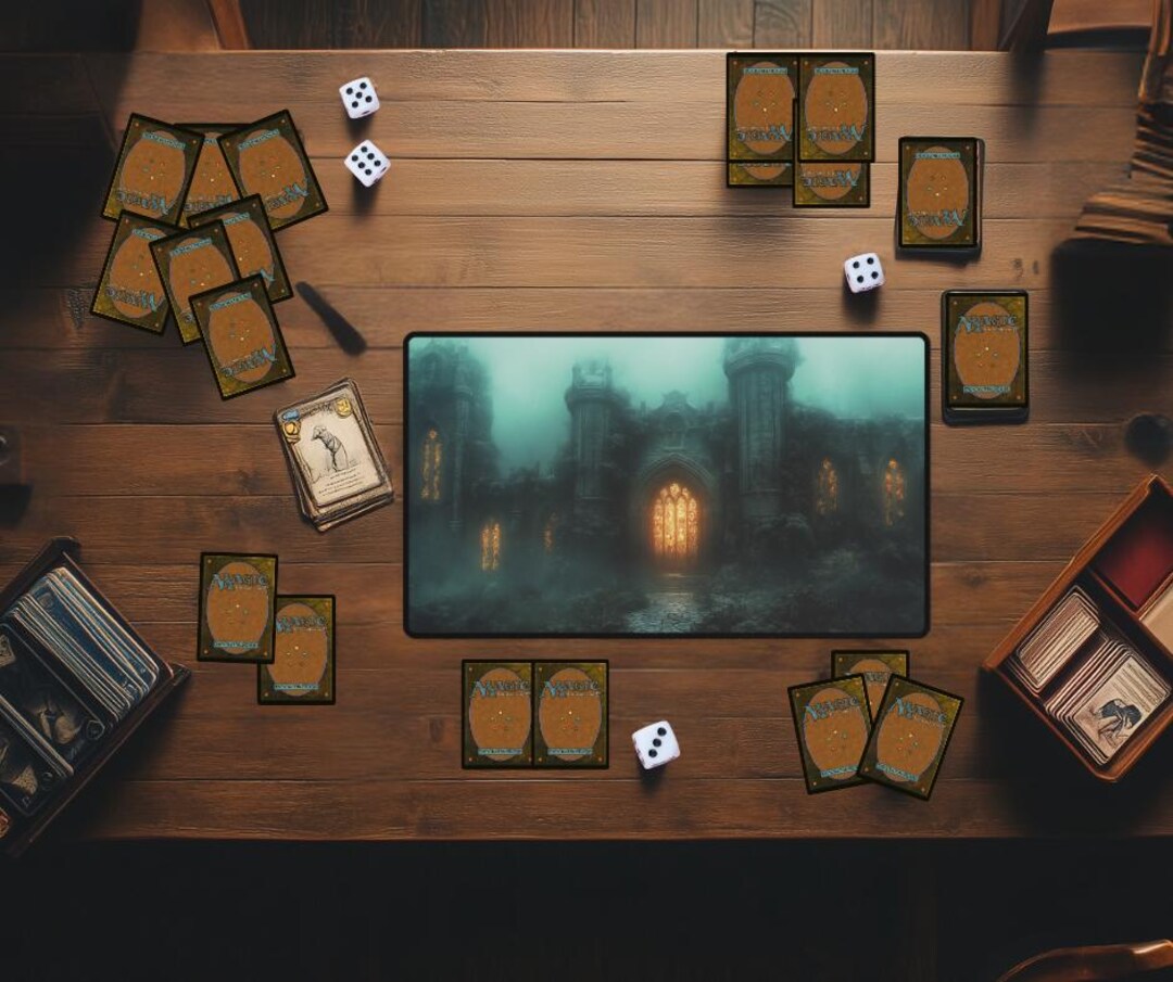 Castle Wall MTG Playmat: Tabletop Card Game Desk Mat - Etsy
