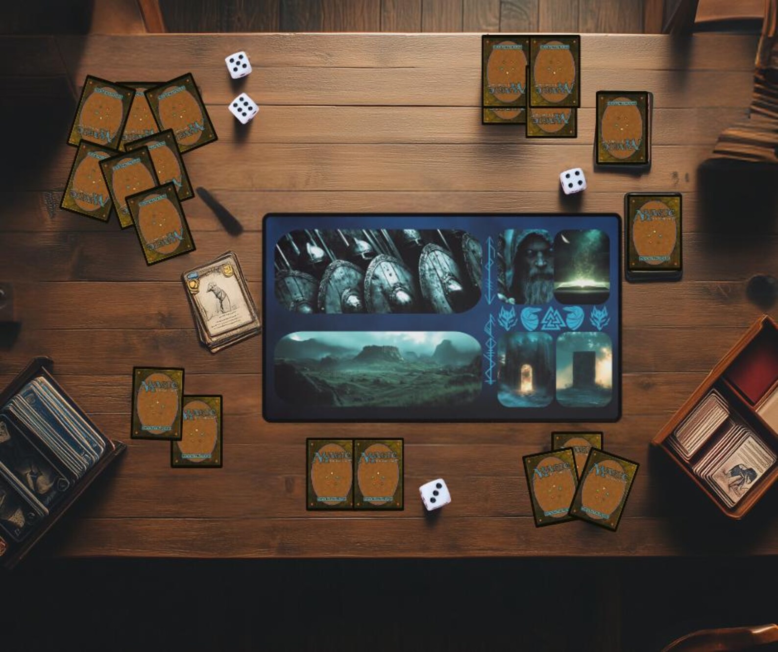 Fully Customizable MTG Playmat | Personalized Magic the Gathering Desk ...