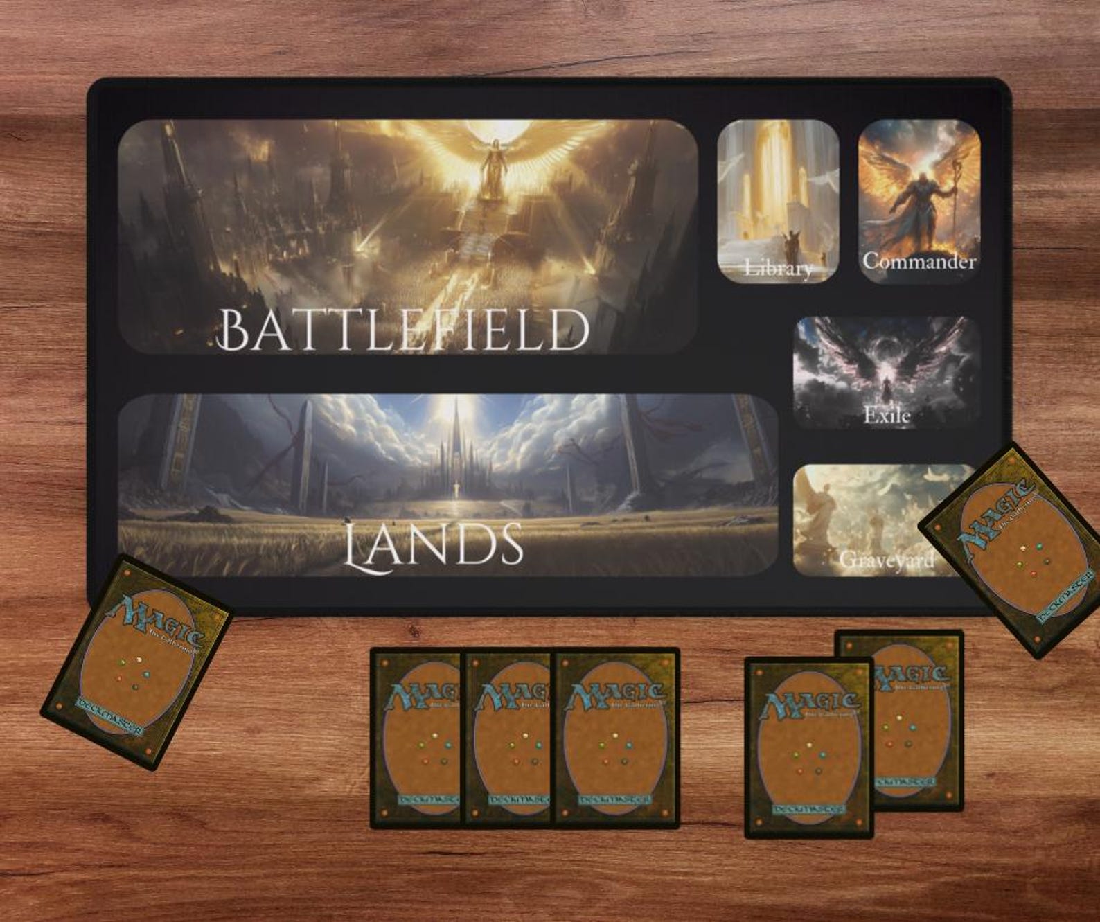 Fully Customizable MTG Playmat | Personalized Magic the Gathering Desk ...