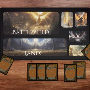 Fully Customizable MTG Playmat | Personalized Magic the Gathering Desk ...