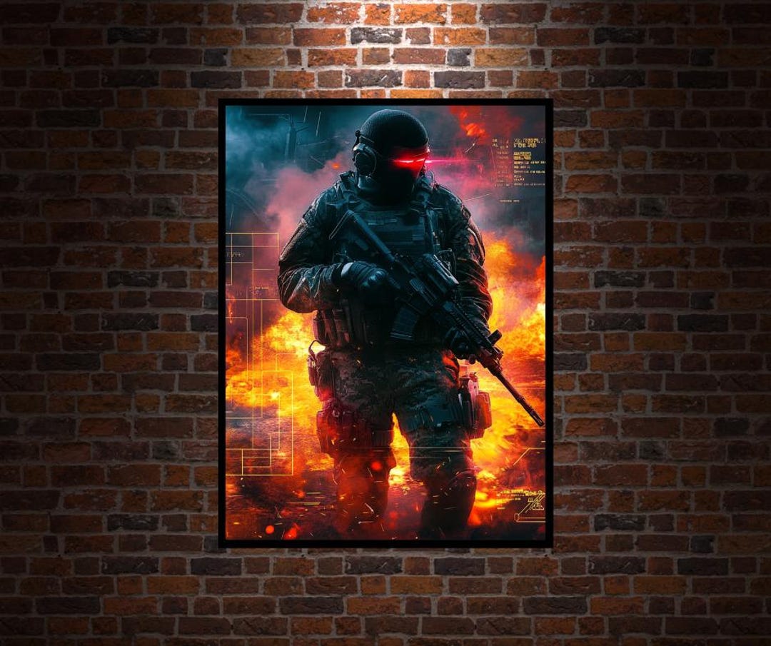 FPS Art Poster | Digital Download | Shooter Games-inspired Fan Art - Etsy