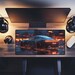 Purple Cosmic Nebula Desk Mat Gaming & Developer Desk Pad, Space Themed ...