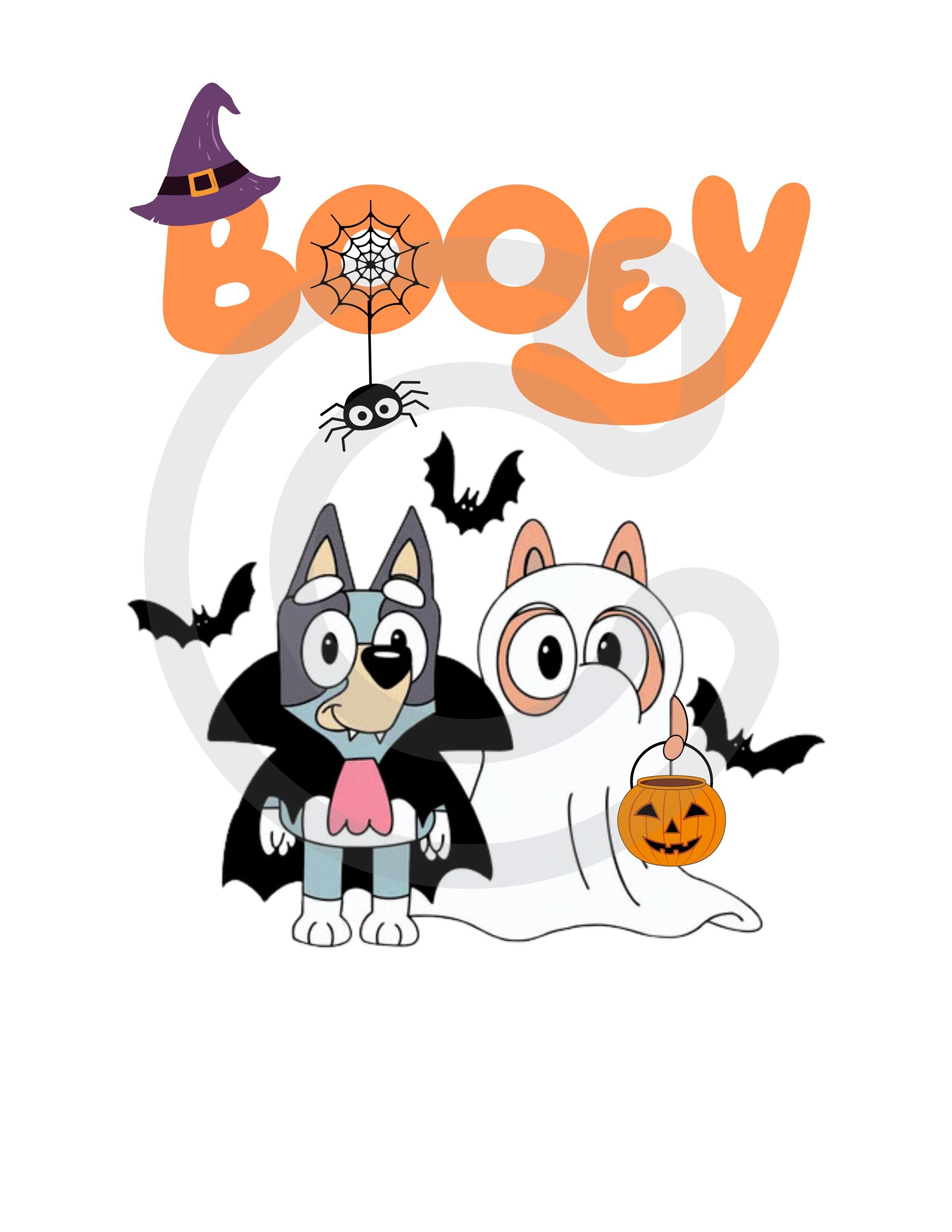 BLUEY HALLOWEEN PNG, Bluey Halloween Family, Bluey Trick or Treat ...