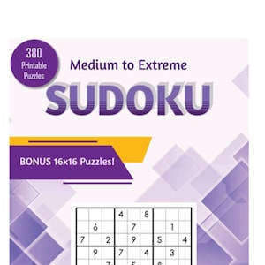 Sudoku - Medium to Extreme, 380 Puzzles, Including 16x16 Puzzles ...