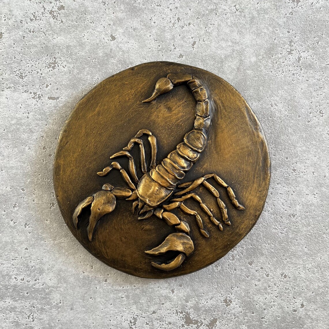 Scorpio Zodiac Sign Wall Art, Scorpio 3D Gold Home Decor, Stylish Wall ...