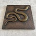 Snake Wall Sculpture, Ghotic 3D Serpent Home Decor, Antique Gold Wall ...