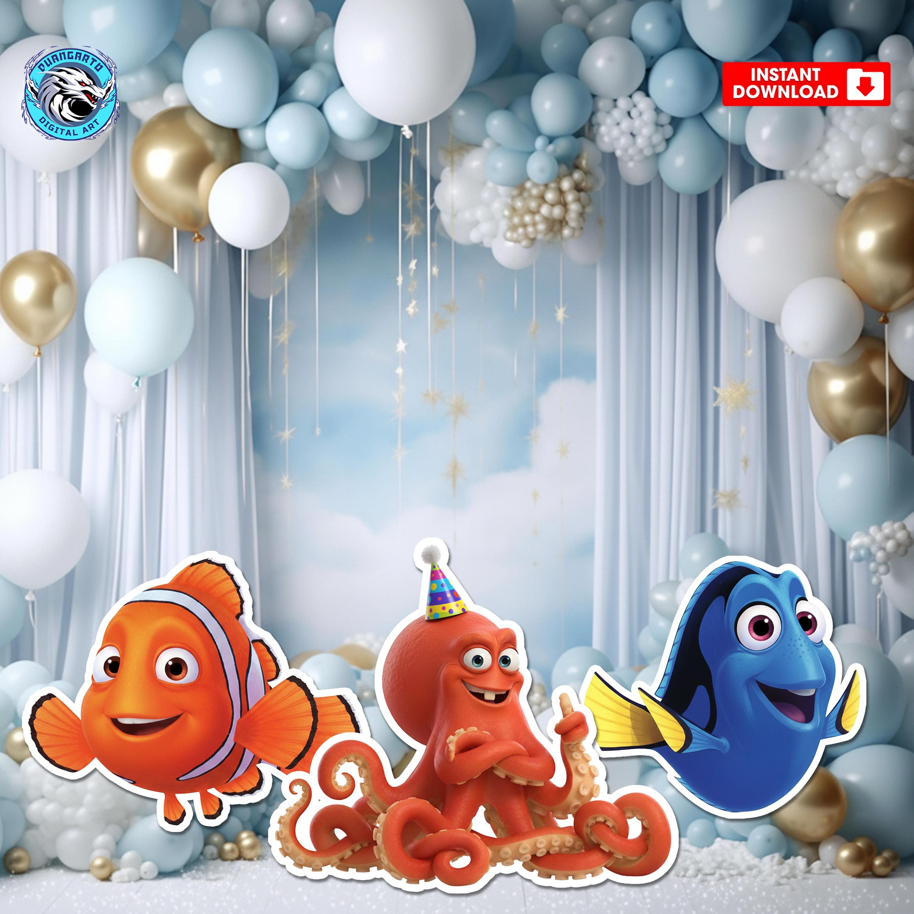 Finding Nemo & Dory Cutout: Kids Party Decor (digital Download) - Etsy