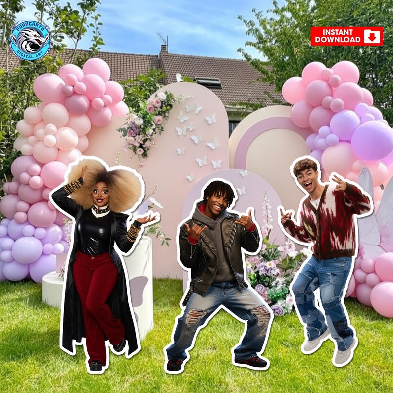 Descendants Zombies 4 Party Cutouts: Disney Birthday Decorations ...