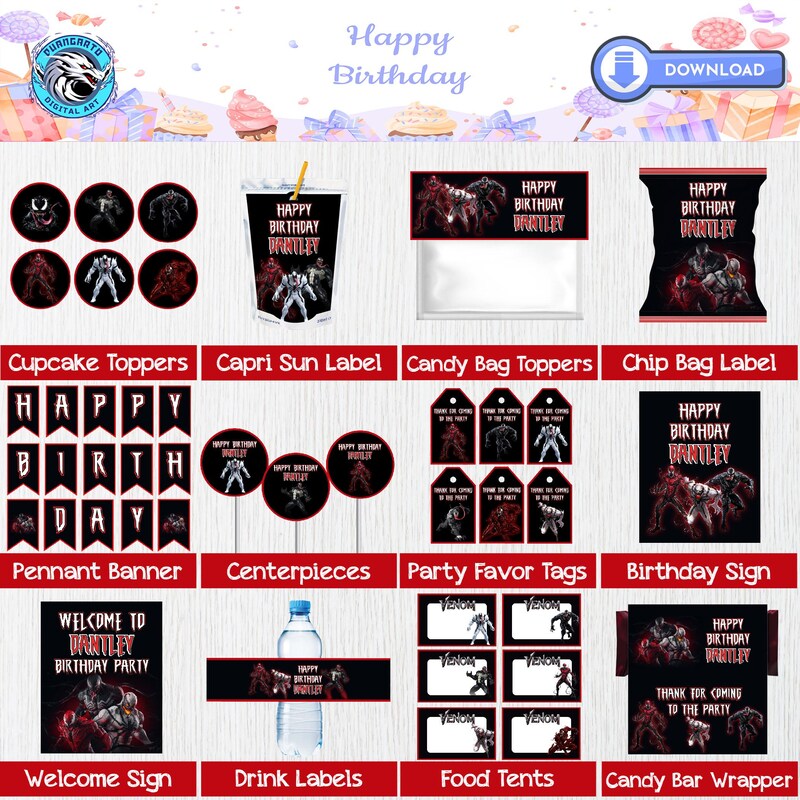 Venom Decorations - Etsy