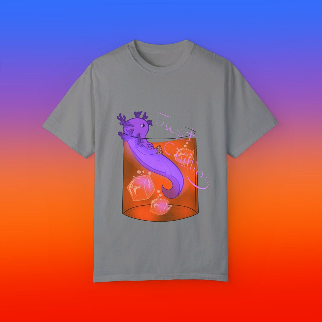 PFP Axolotl Chill T-shirt - Etsy