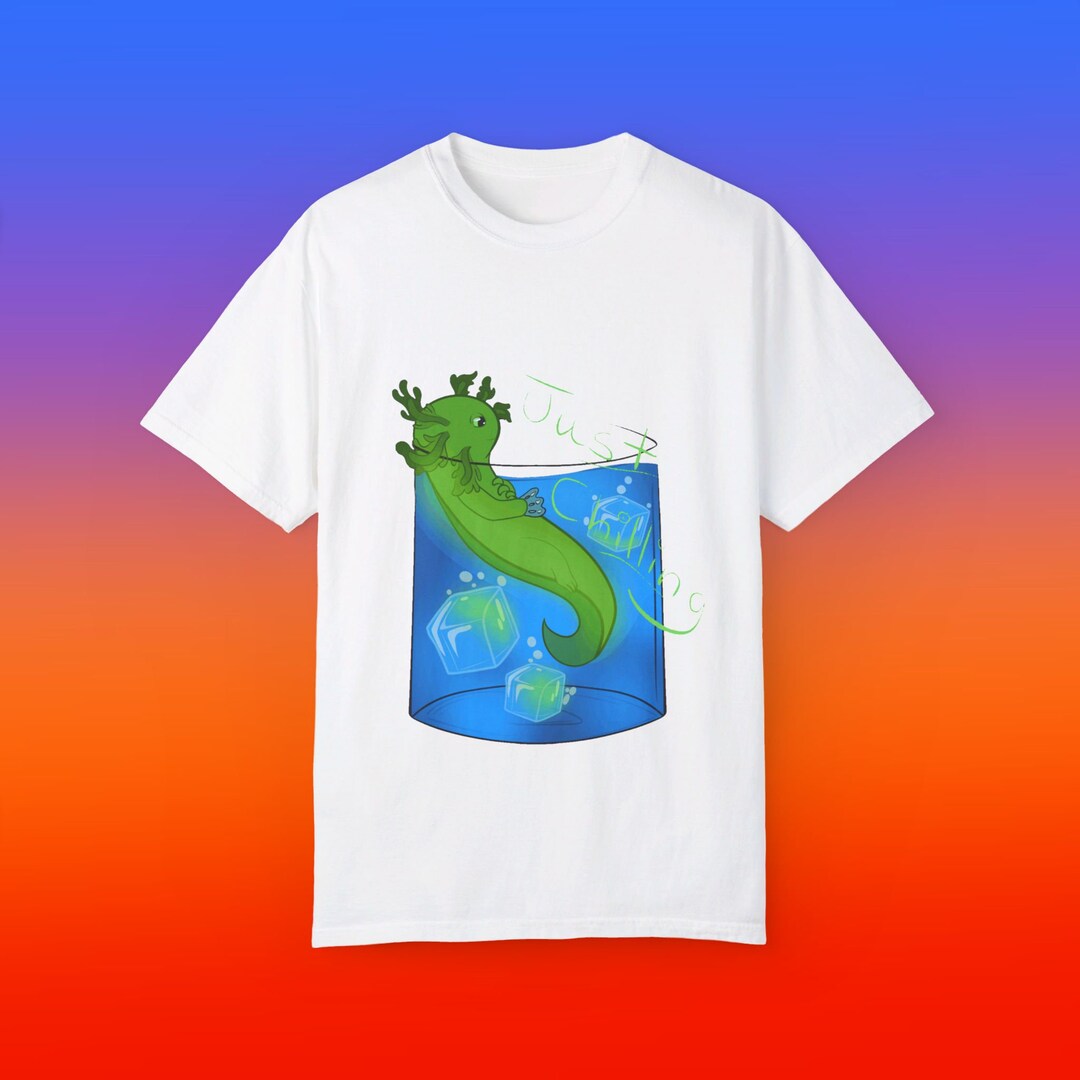 GFP Axolotl Chill T-shirt - Etsy