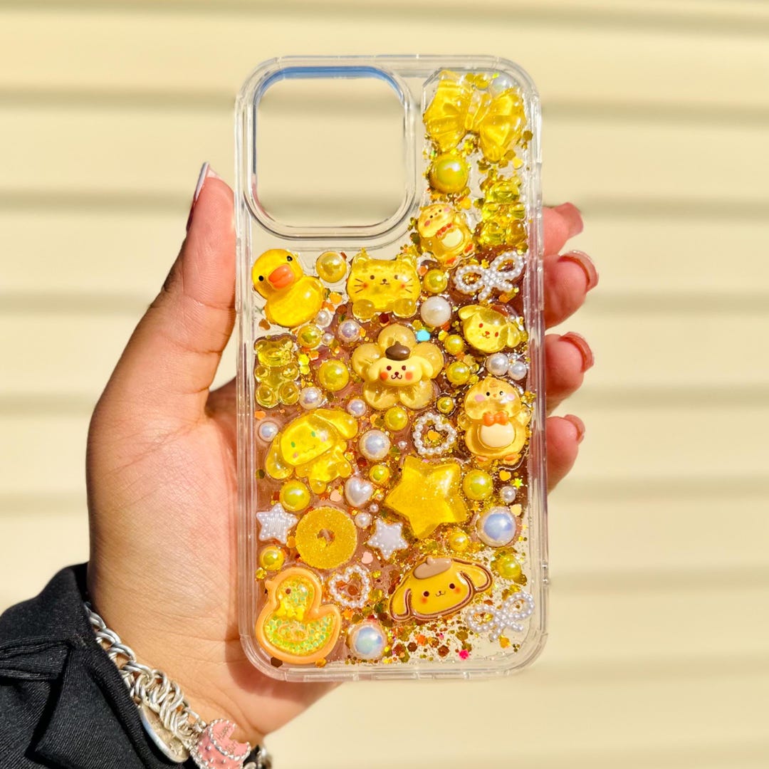 Yellow Charmed Deco Case ୨ৎ - Etsy