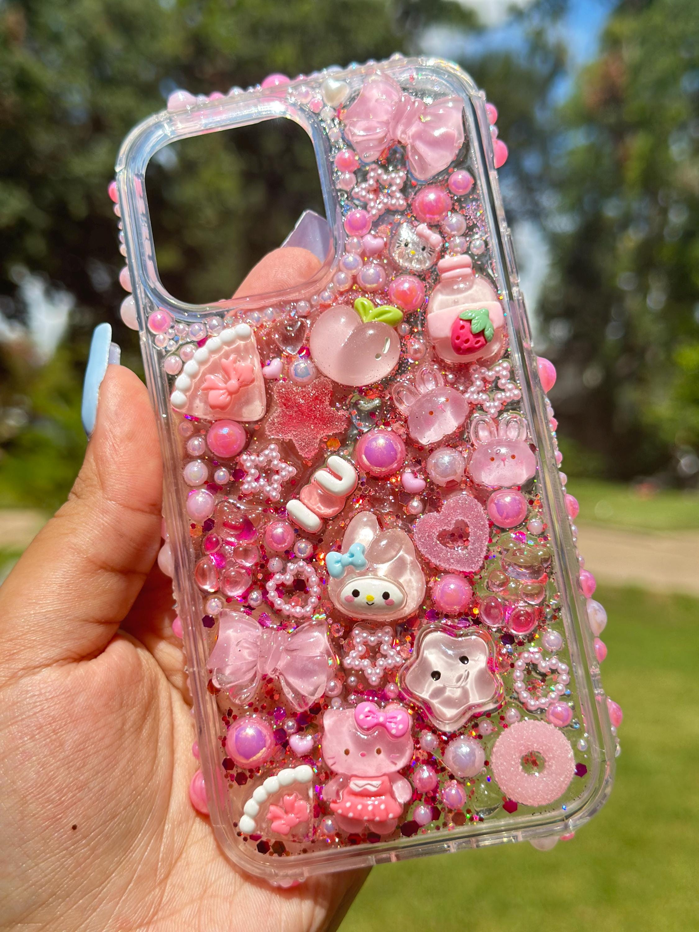 Pink Charmed Deco Case ୨ৎ - Etsy