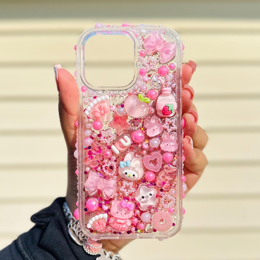 Pink Charmed Deco Case ୨ৎ - Etsy