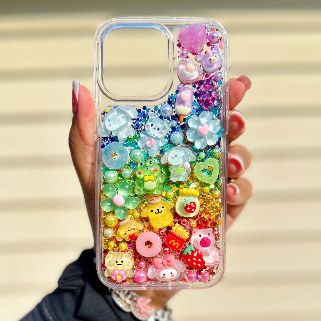 Rainbow Charmed Deco Case ୨ৎ - Etsy