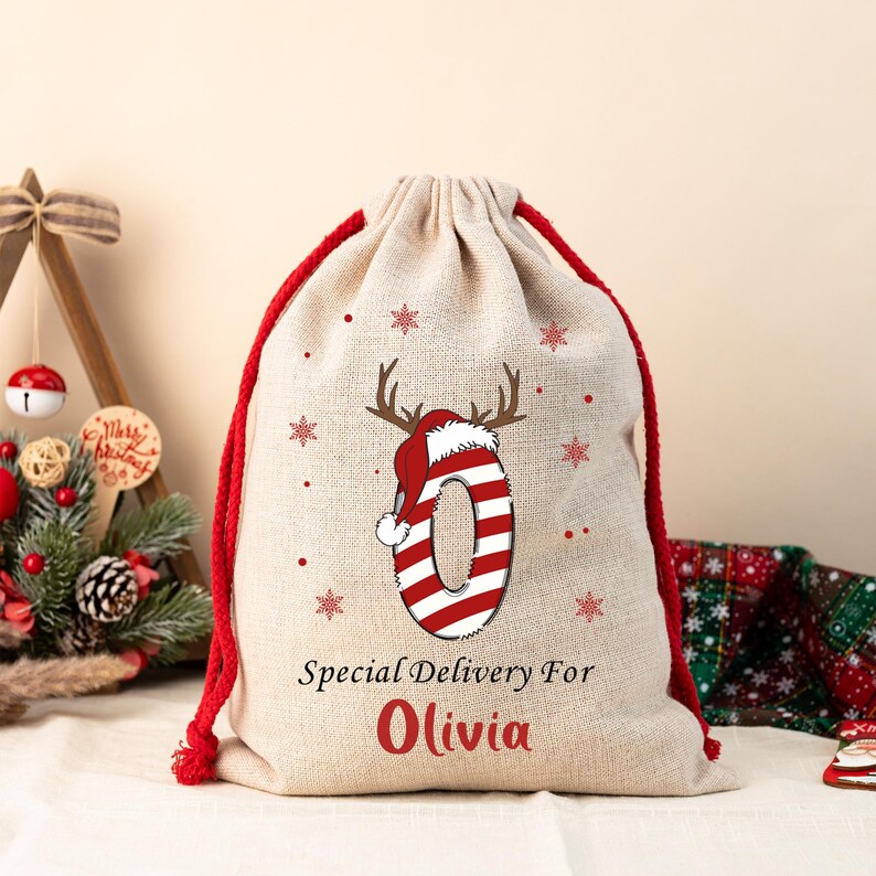 Christmas Santa Sack,christmas Gift Bag for Kids Dnd Adults ...