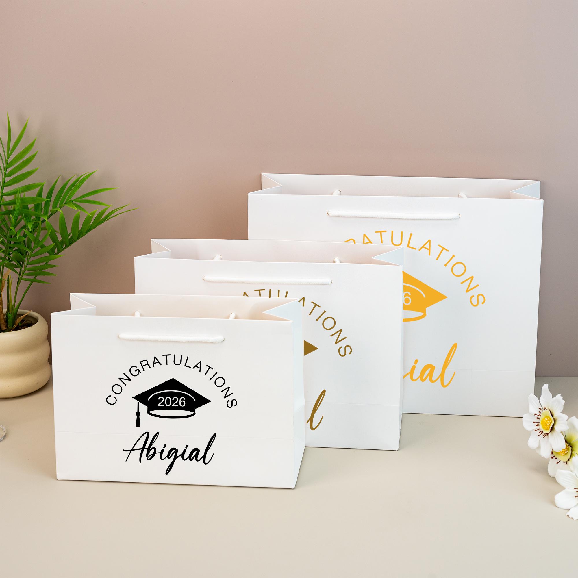 Personalized Graduation Gift Bag,graduation Paper Bag,name Gift Bag ...