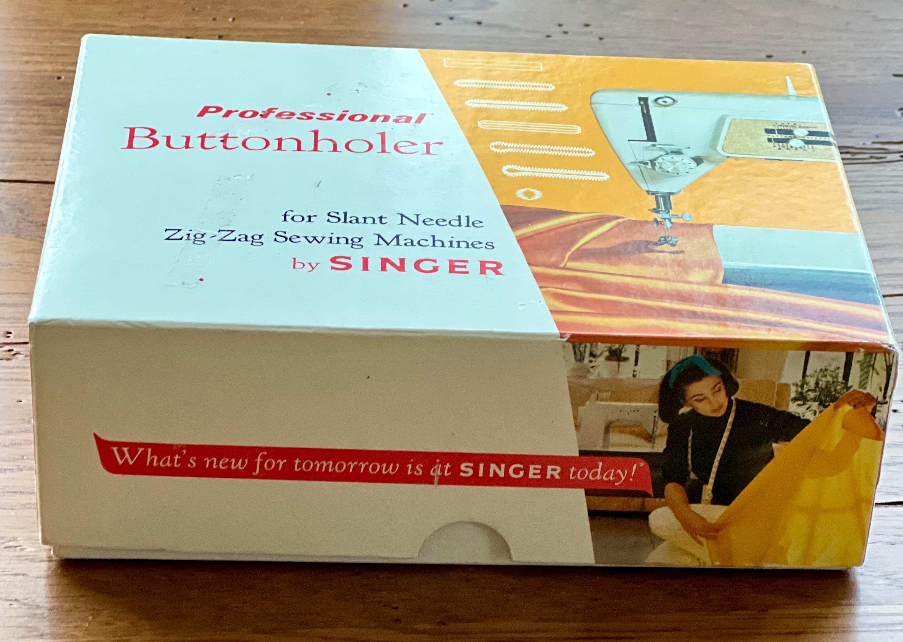 Singer Professional Buttonholer Singer Accessories Vintage Singer Maker ...