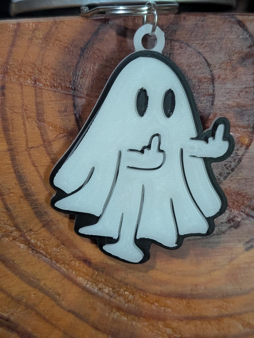 Glow-in-the-dark Ghost Keychains - Etsy