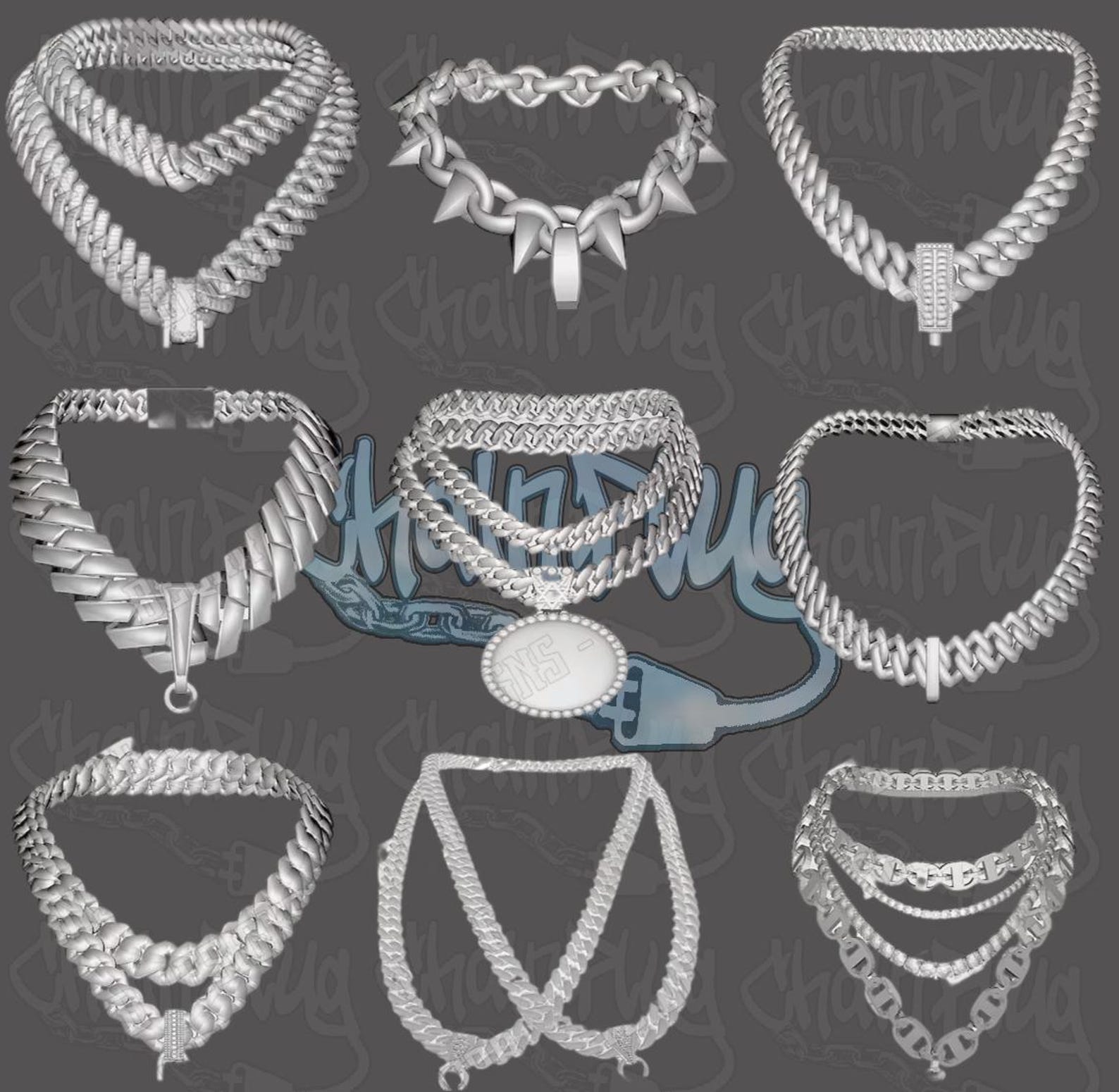 70+ RARE Chain Model Template Pack | Low Poly | High Quality | Chain ...
