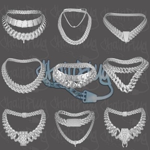 70+ RARE Chain Model Template Pack | Low Poly | High Quality | Chain ...