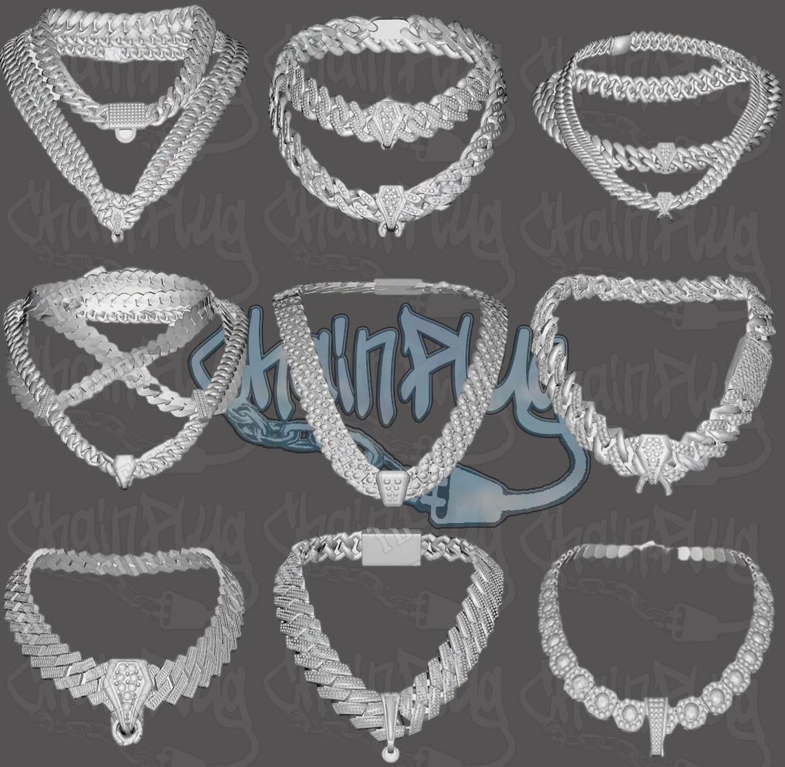 70+ RARE Chain Model Template Pack | Low Poly | High Quality | Chain ...