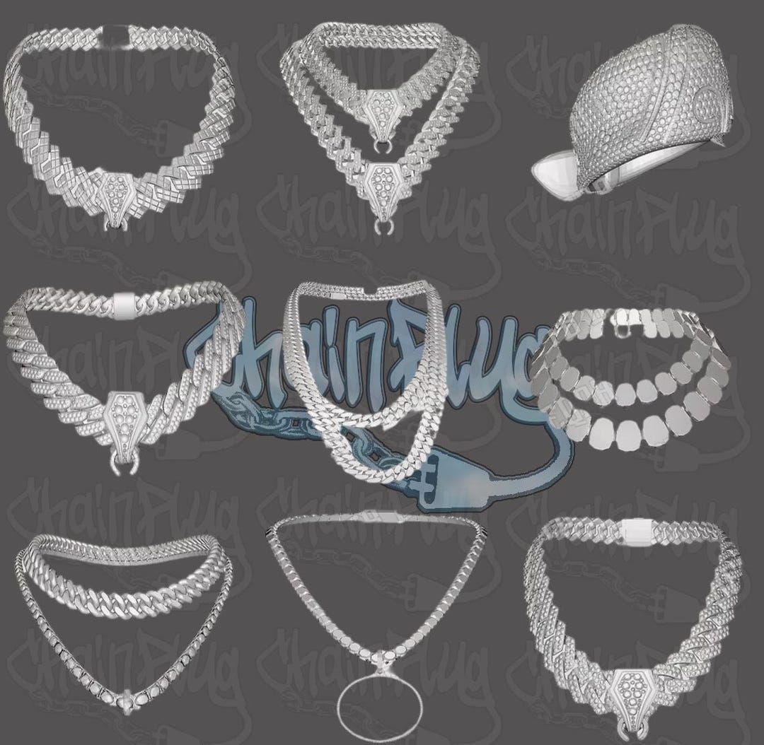 70+ RARE Chain Model Template Pack | Low Poly | High Quality | Chain ...