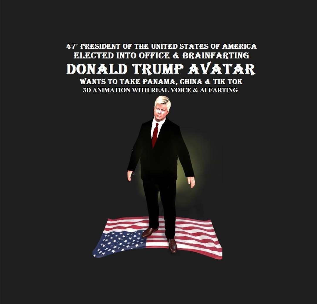 DONALD TRUMP AVATAR. 47th President of the United States of America ...