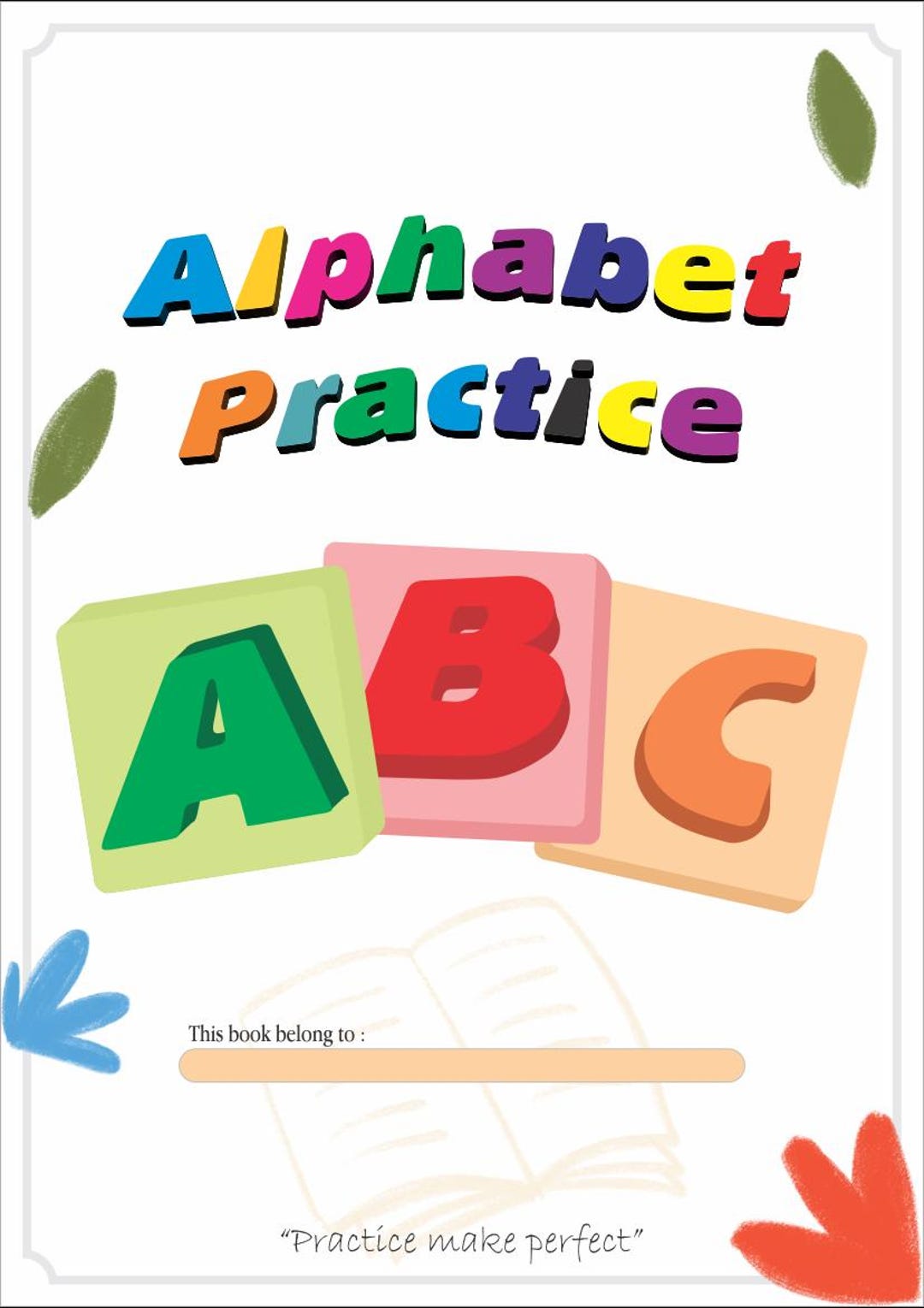 FULL SET ABC Alphabet Practice for Kids - Etsy