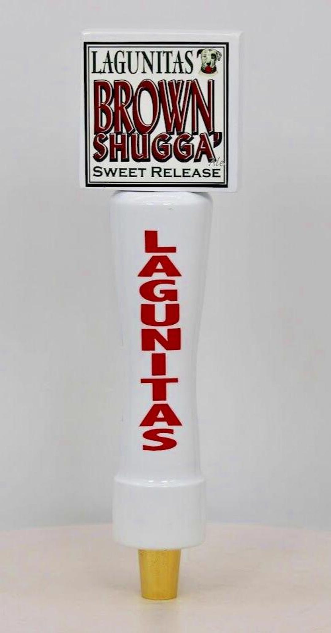 Beer Tap Handle Lagunitas Brown Shugga Sweet Release Wooden Rare - Etsy