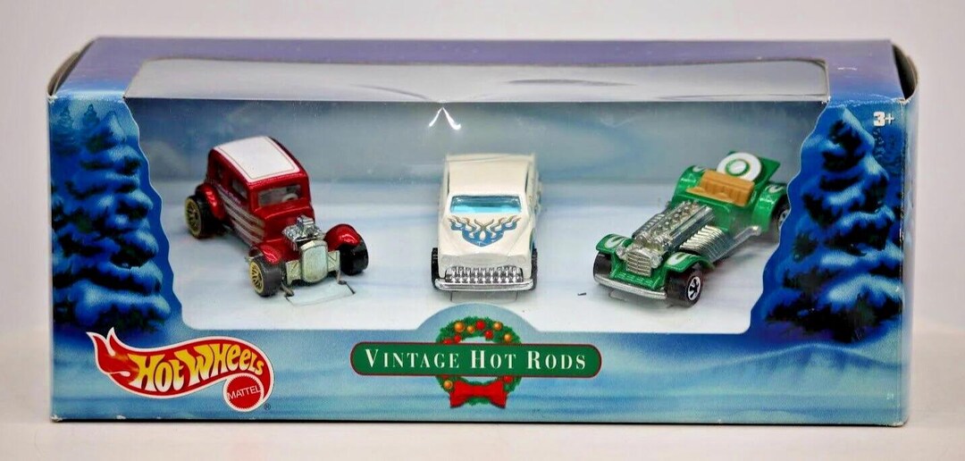 2000 Hot Wheels Vintage Hot Rod Set 3 Car Limited Edition - Holiday ...