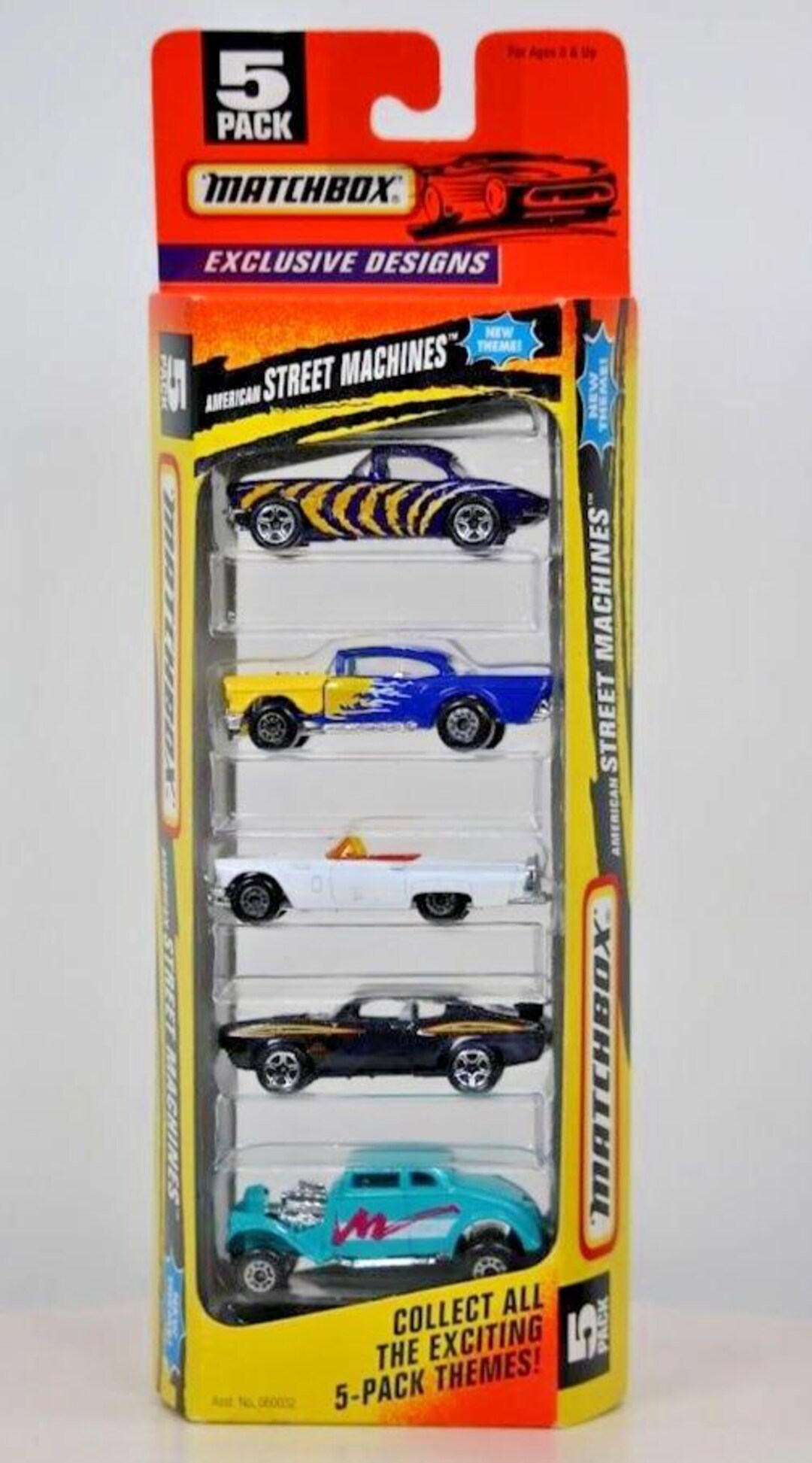 1996 MATCHBOX 5 Gift Pack American Street Machines 5 Exclusive Diecast ...