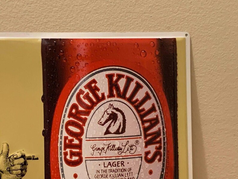 George Killian's Irish Red Beer Lager Sign 130 Years Irish Heritage ...