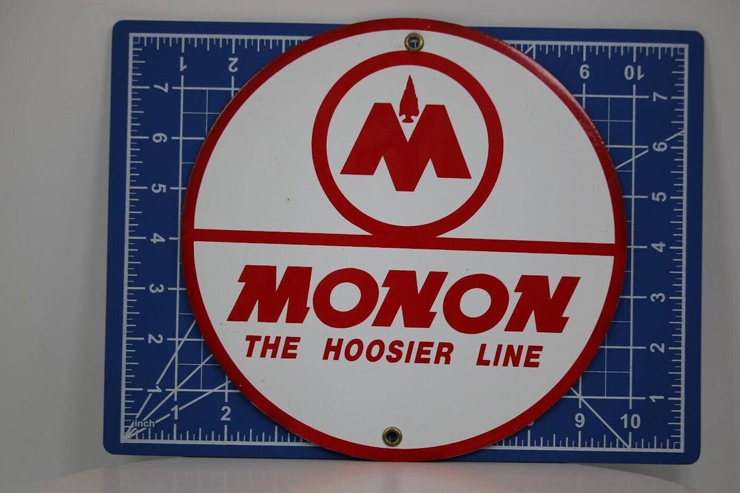 Monon the Hoosier Line Metal Sign Railroad - Etsy