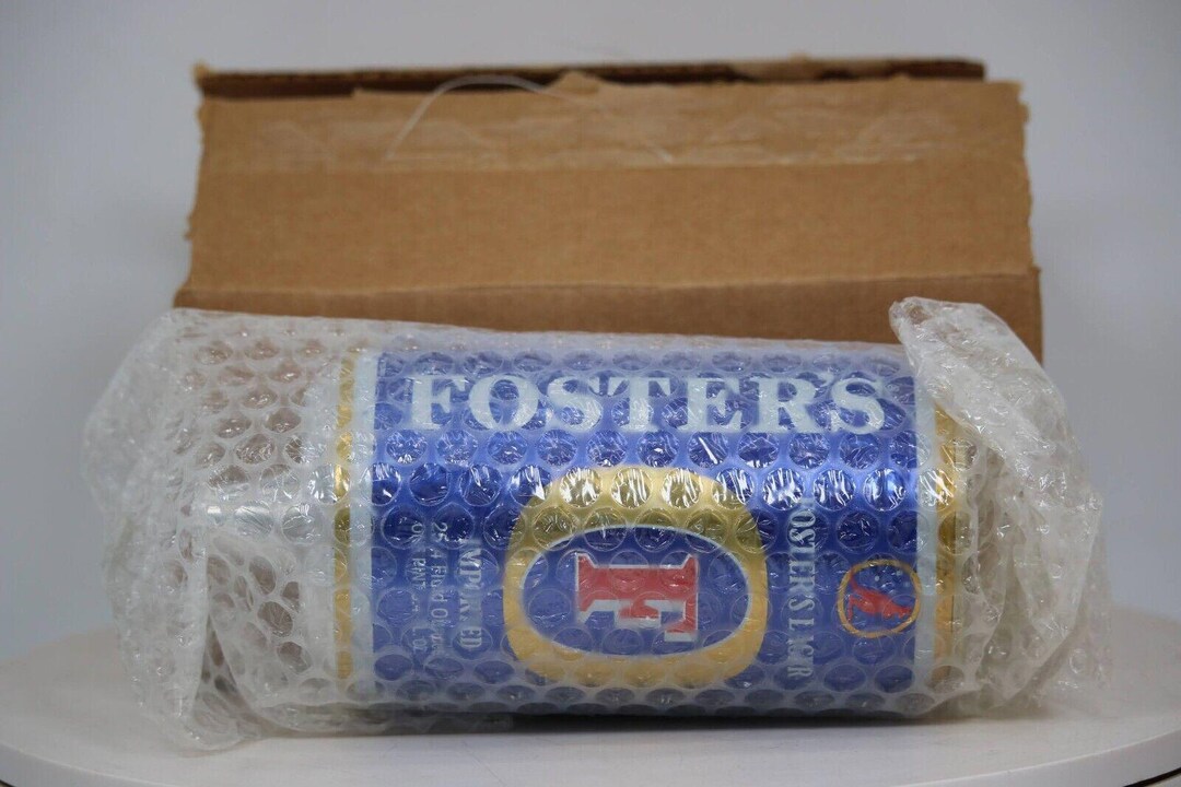 FOSTER'S Lager Beer Can 7 1/2" Aluiminum Beer Tap Handle Come With Box ...