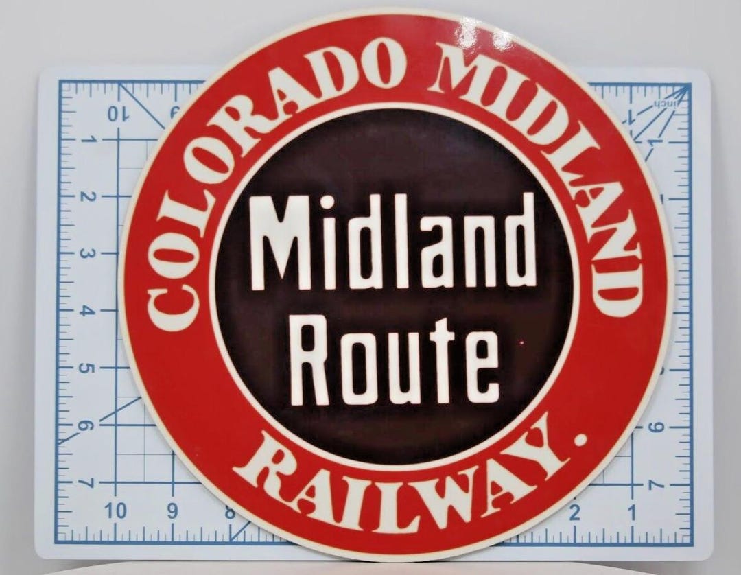 Colorado Midland Railway Route Train SIGN - Etsy