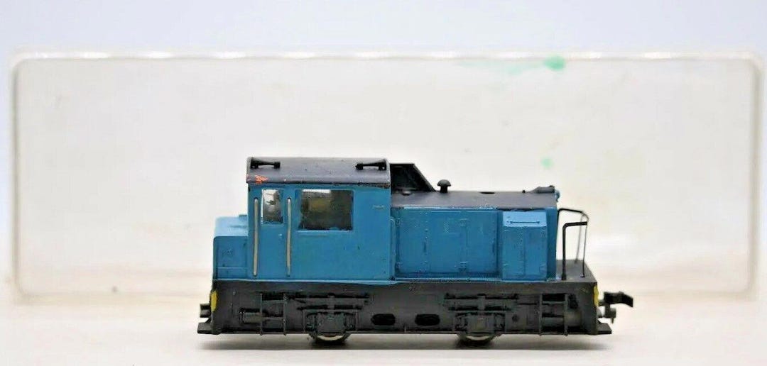 Vintage AHM Ho Train Custom Blue Yard Switcher Engine - Etsy