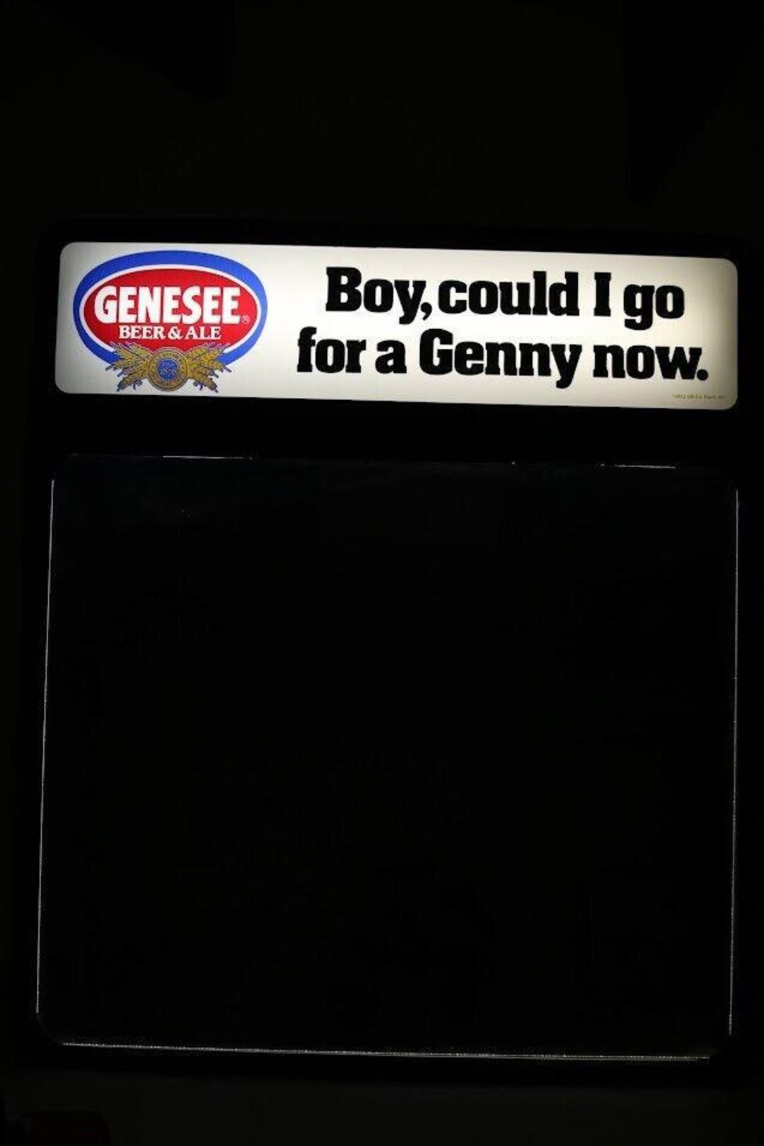 Genesee Beer Sign Light Dry Erase Menu Score Board - Etsy