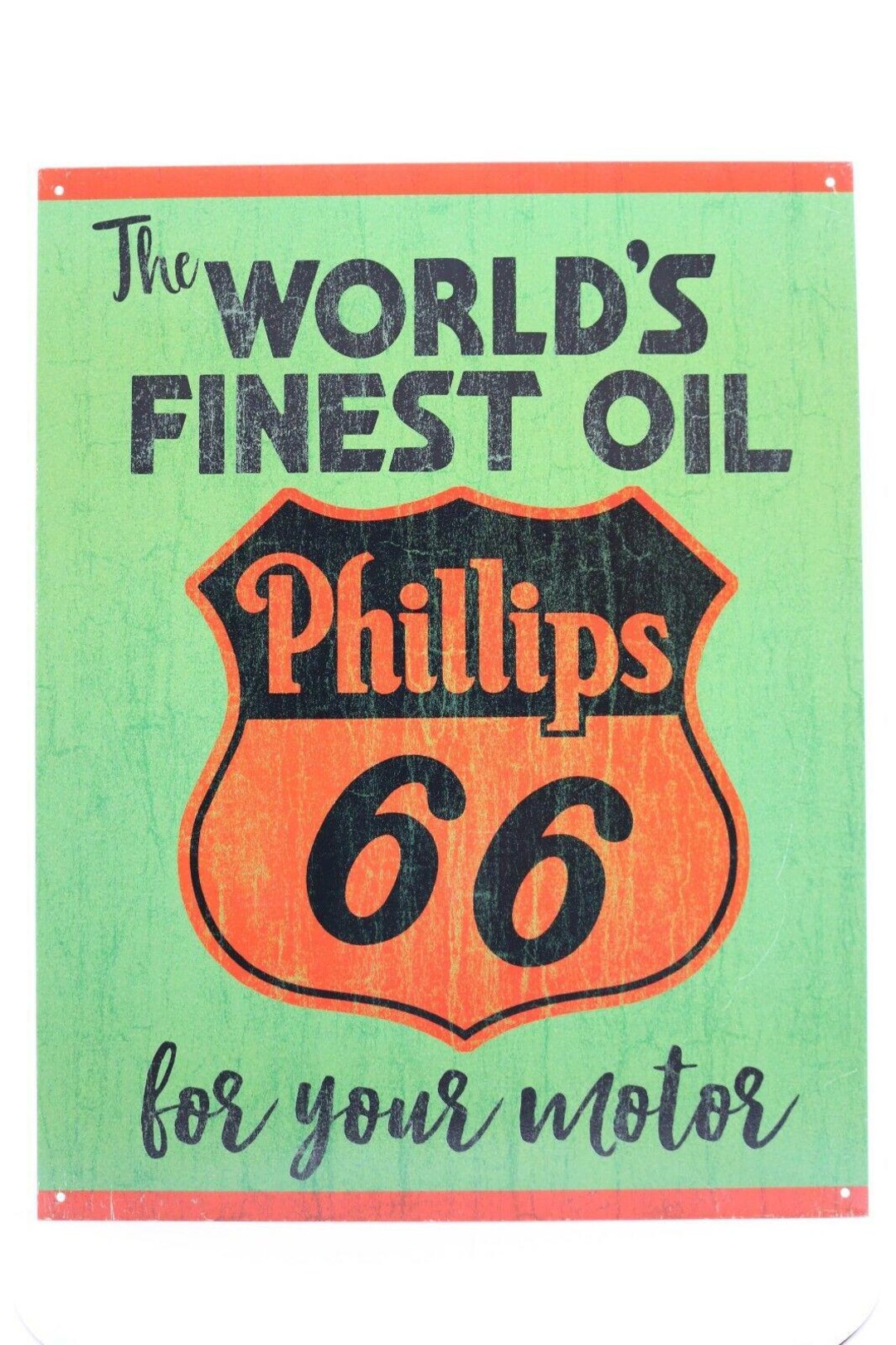 The Worlds Finest Oil Phillips Route 66 for Your Motor Tin Sign - Etsy