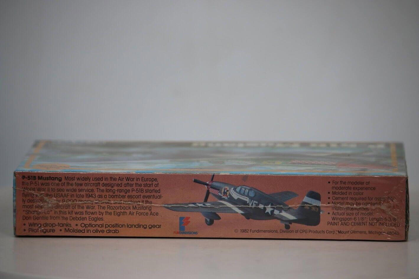 Vintage MPC P-51B Razorback Mustang shangri-lo USAF Model Kit - Etsy