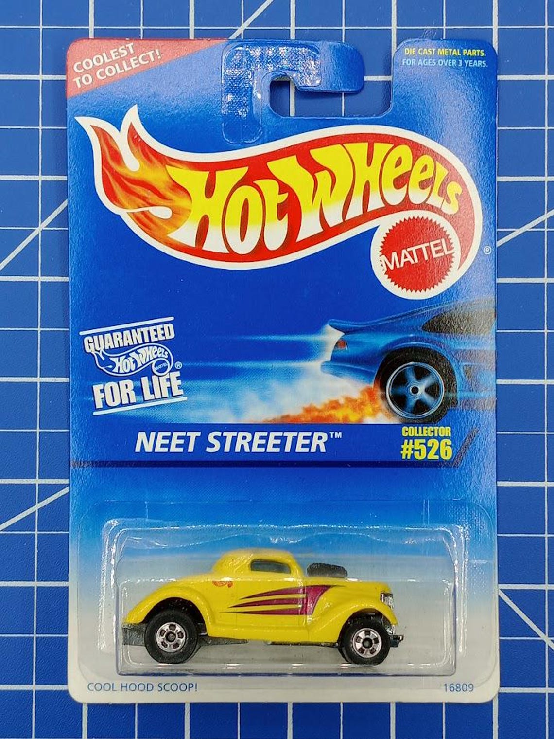 1997 Retro Diecast Hot Wheels Collector #526 NEET STREETER Yellow W/bw ...