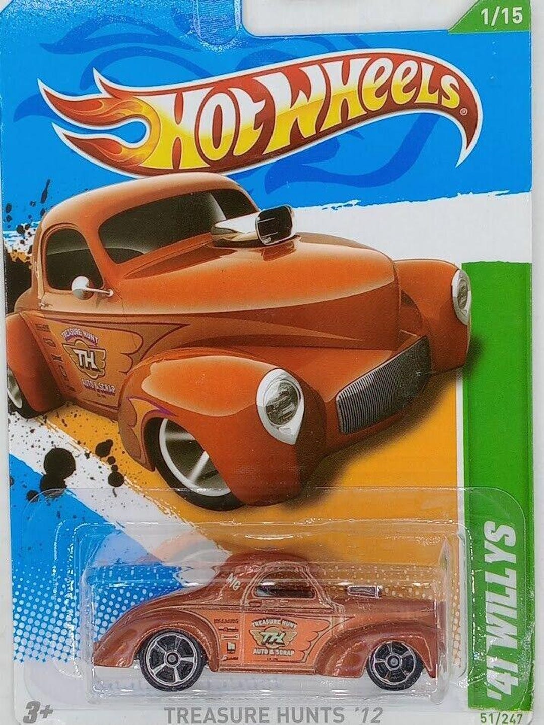 Hot Wheels TH '41 Willys Limited Edition Copper/orange - Etsy