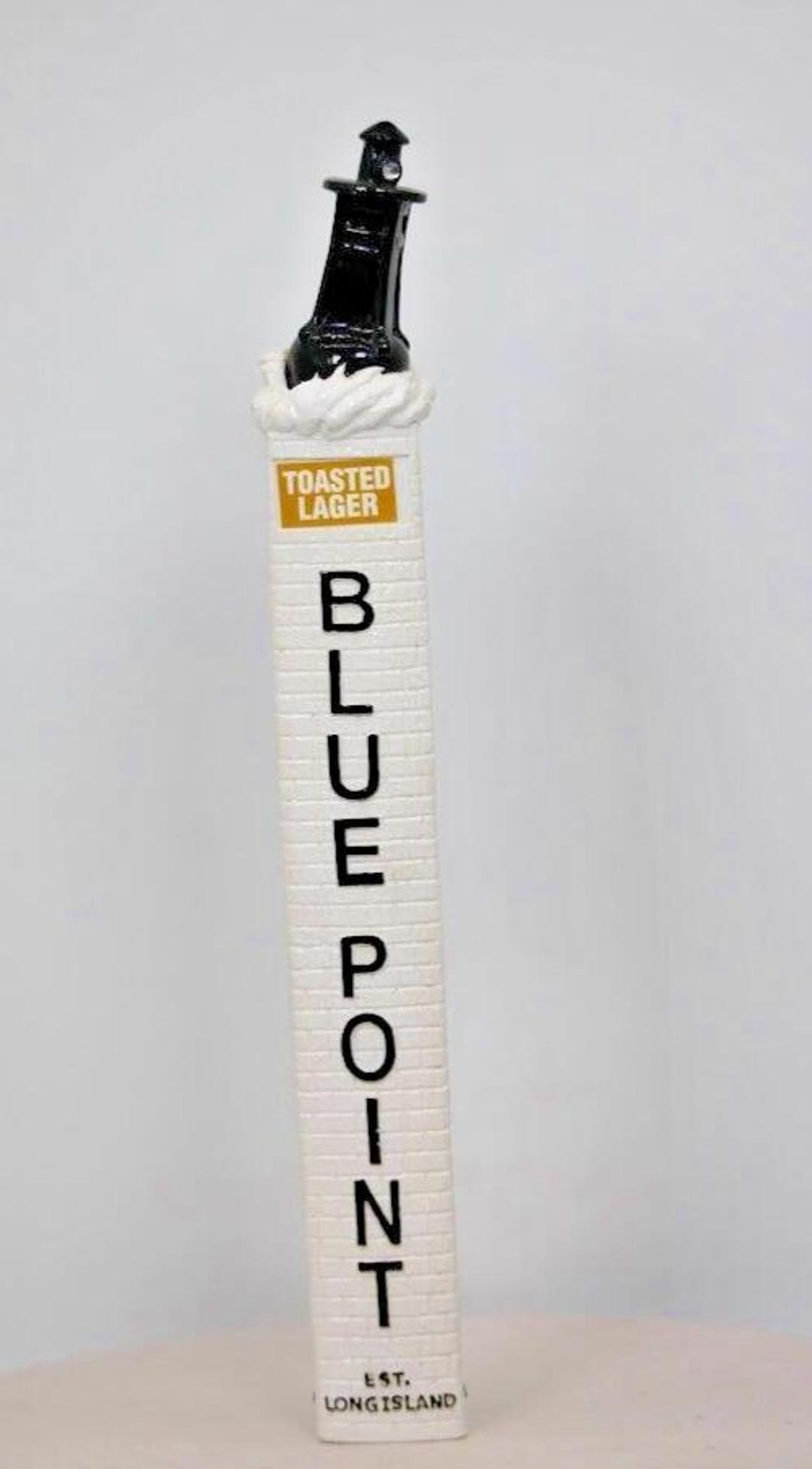 Blue Point Beer Tap Handle Toasted Lager Lighthouse Man Cave Detailed ...