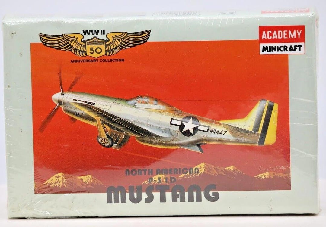 Academy Minicraft North American P-51D Mustang Model Kit 4417 in 1 ...