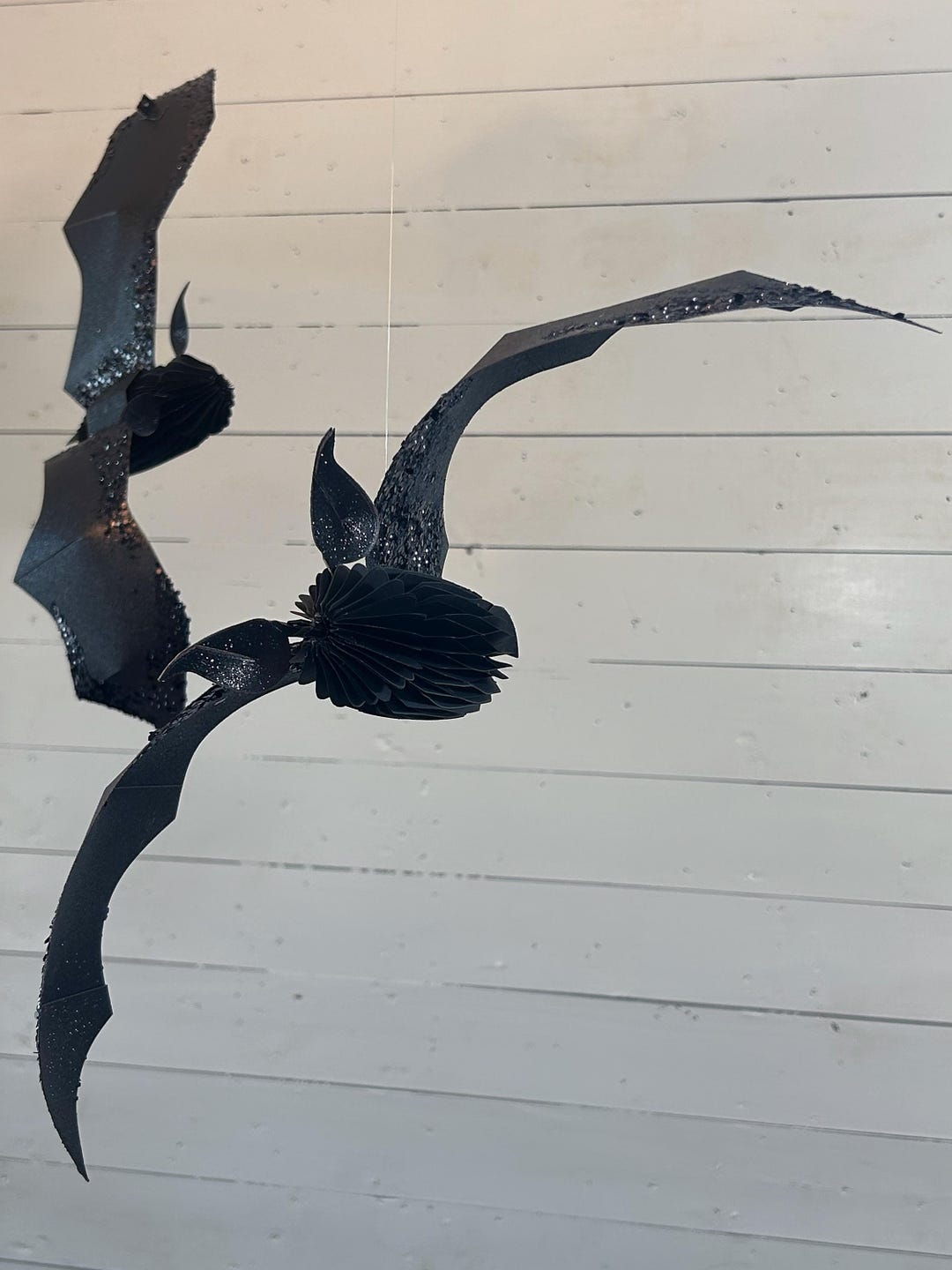 Large Glittery Halloween Bats - Etsy