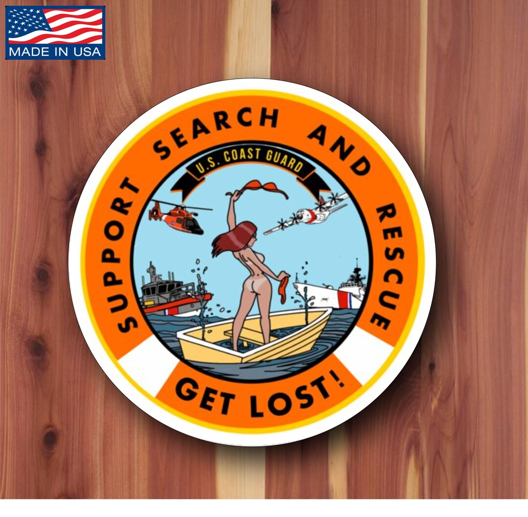 Search & Rescue Get Lost, Vinyl Decal Sticker - Etsy