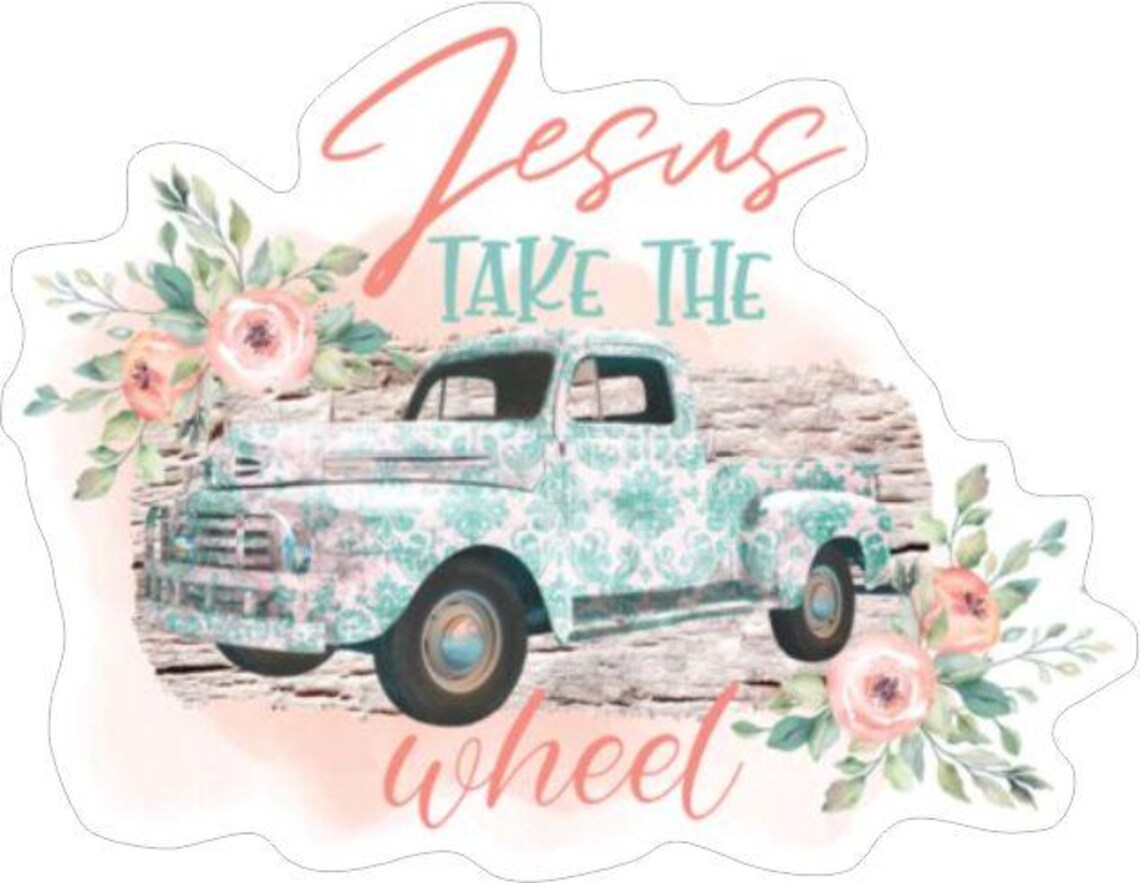 Jesus Take the Wheel, Vinyl Decal Sticker - Etsy