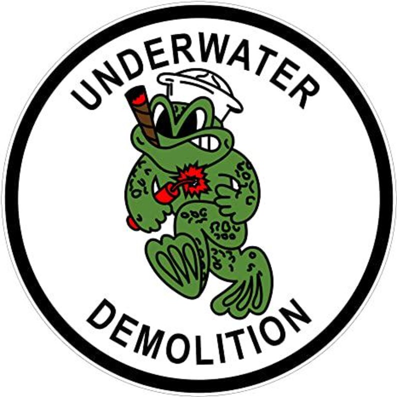 Underwater Demolition, Vinyl Decal Sticker - Etsy